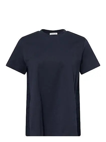 Moncler Embroidered Logo T-shirt - Navy