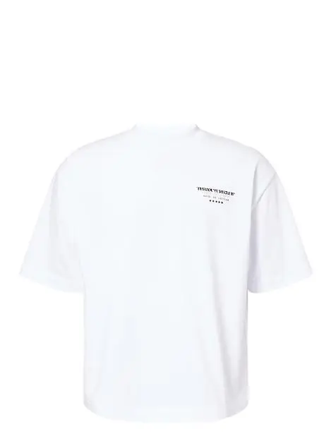 THE COUTURE CLUB Hotel De Couture Relaxed-fit Cotton T-shirt - Whiteblack