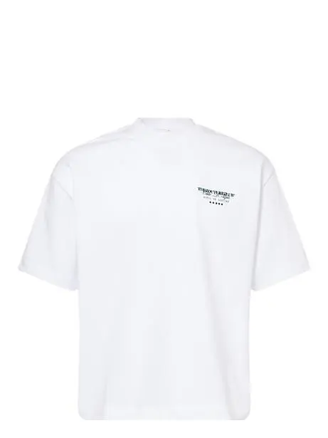 THE COUTURE CLUB Hotel De Couture Relaxed-fit Cotton T-shirt - Whitegreen