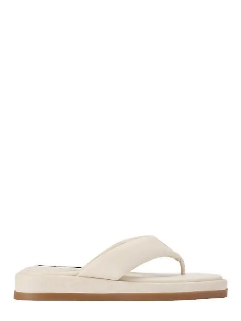 Steve Madden Faux-leather Sandals - White/comb