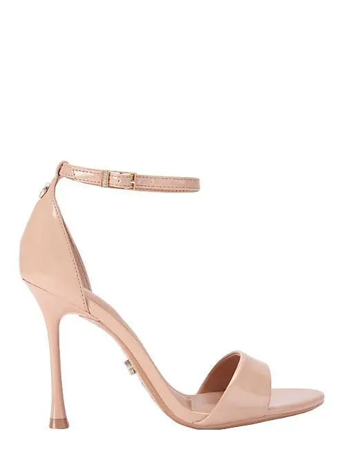 Carvela Incanto Faux-leather Heeled Sandals - Beige
