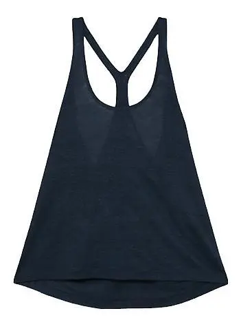REISS Lidie Racer-back Linen Vest - Navy