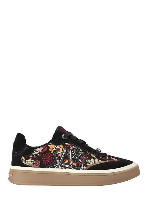 Kurt Geiger Leena Suede Trainers - Black