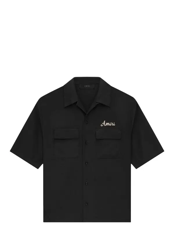 Amiri Jazz Wolf Camp Shirt - Black