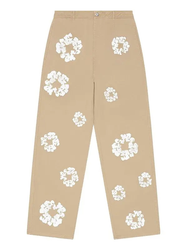 DENIM TEARS Cotton Wreath Chino Pant - Tan