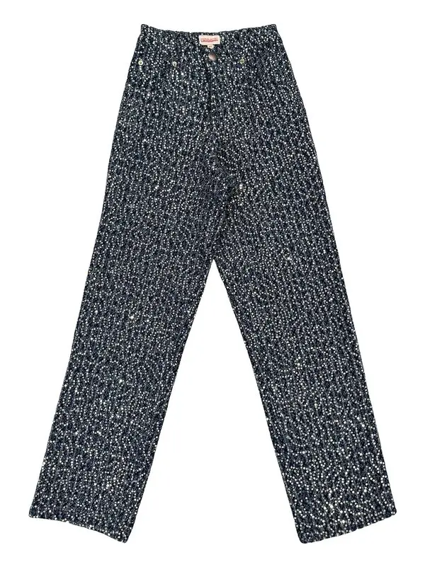 CHARLES JEFFREY Art Denim Jean - Blue