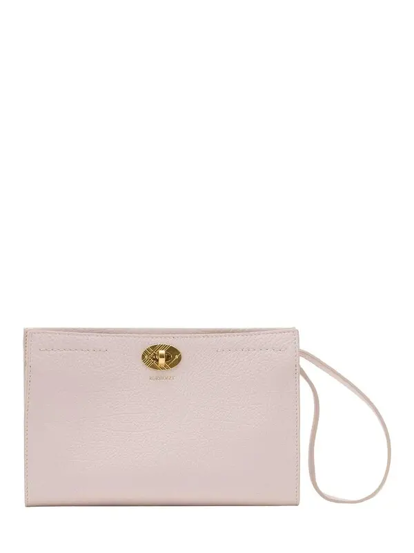 Burberry Leather Cotswolds Pouch - Pink