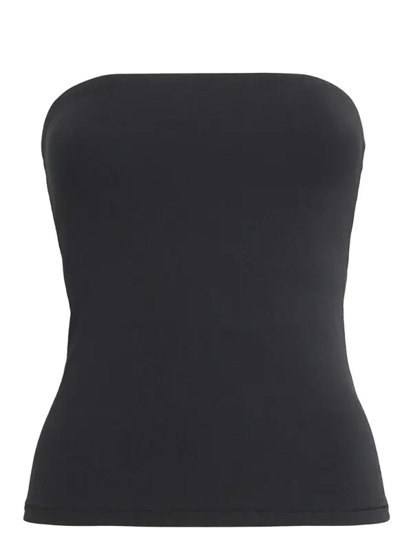 SKIMS Cotton Jersey Tube Top - Black
