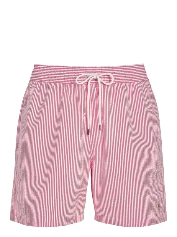 Polo Ralph Lauren Seersucker Traveller Swim Shorts - Pink