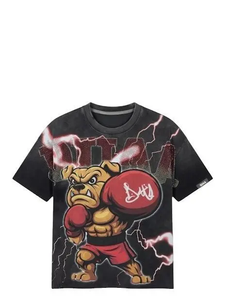 DUAA Champ Tee Shirt Dog T-shirt - Black