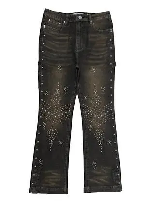 DUAA North Washed Denim Jeans - Black