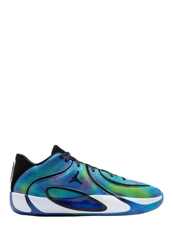 JORDAN Tatum 4 Chameleon Sneakers - Red Plum/black/hyper Royal