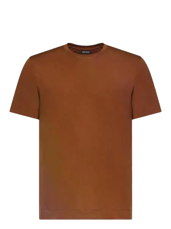 Zegna Crew-neck T-shirt - Brown