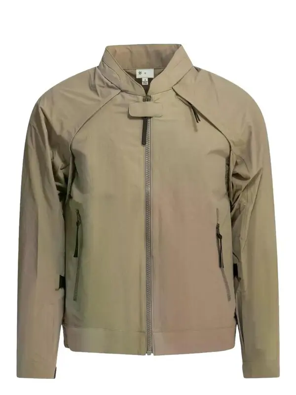 GOLDWIN Panelled Zip-up Jacket - Neutrals
