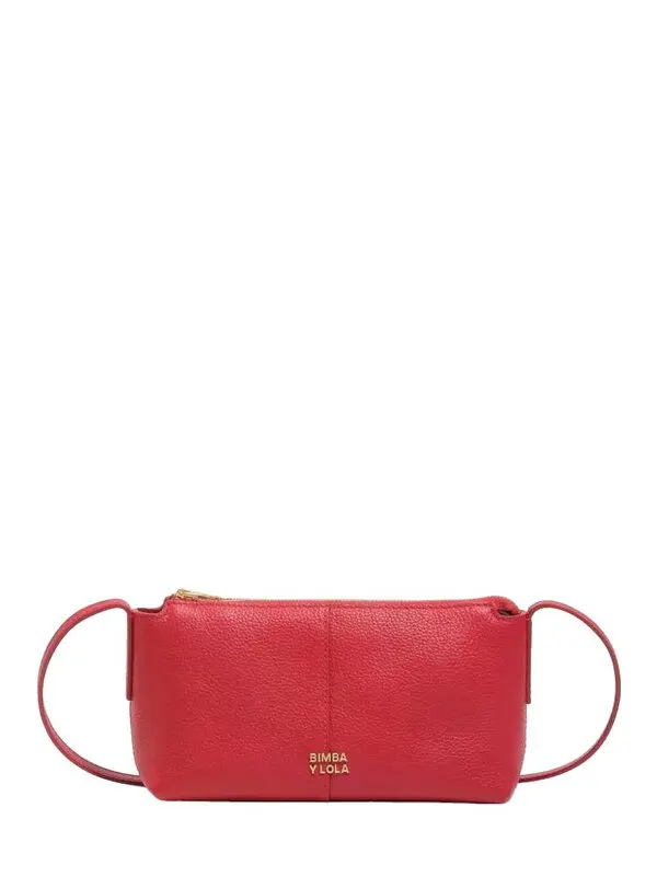 Bimba Y Lola Grained Leather Mini Bag - Red