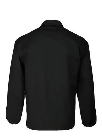 Adidas Mesh Coach Button Down Jacket - Black