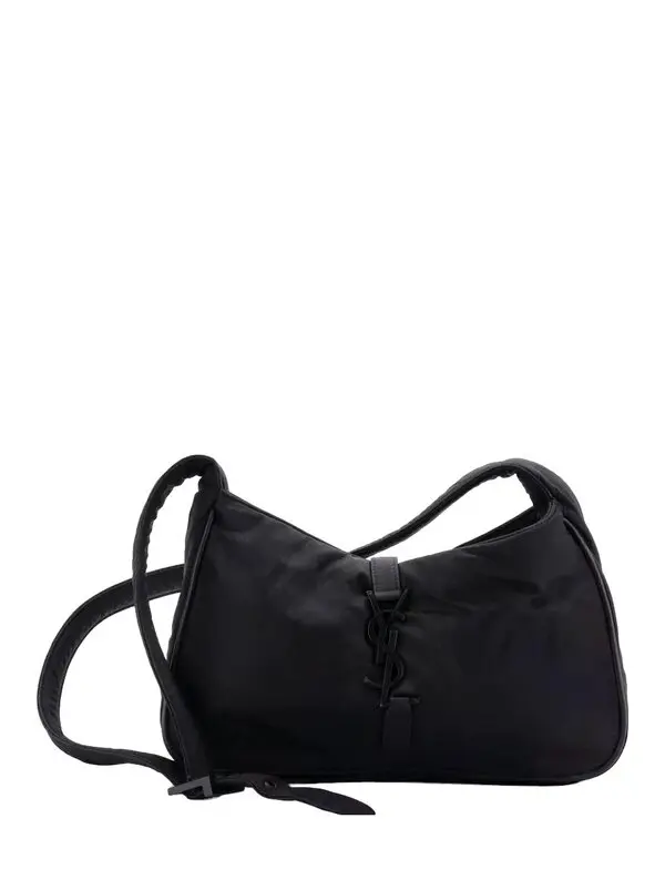 Saint Laurent Le 5 A 7 Hobo Small Shoulder Bag - Black