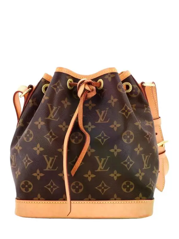 LOUIS VUITTON Noe Bb Monogram Canvas Bucket Bag - Brown
