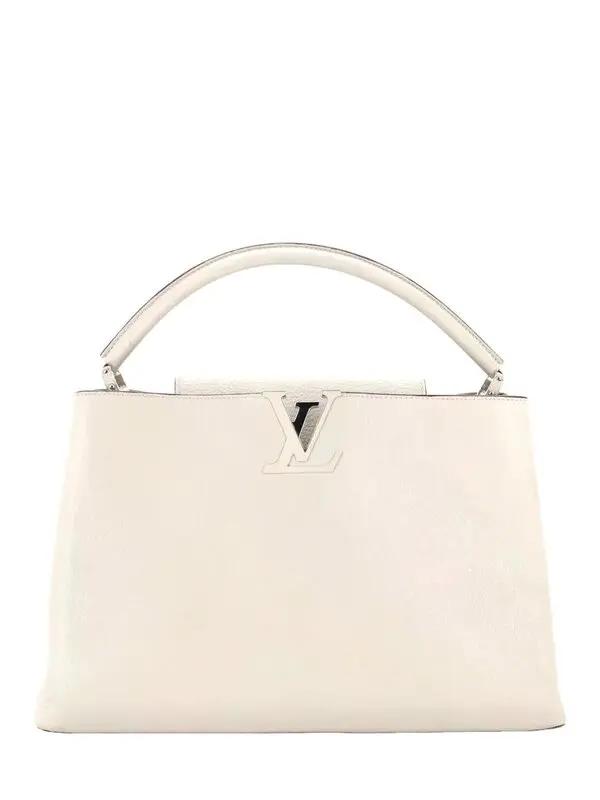 LOUIS VUITTON Capucines Gm Satchel - Neutrals