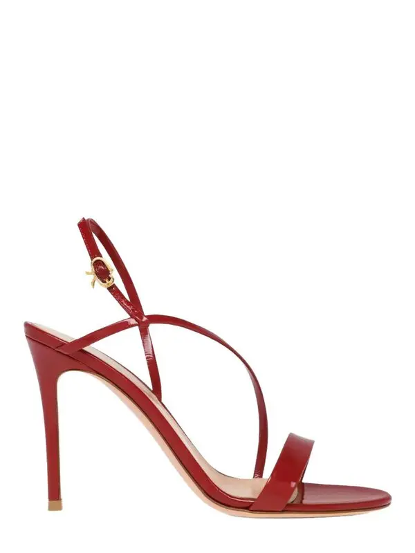 GIANVITO ROSSI Manhattan Ankle-strap Sandals - Red