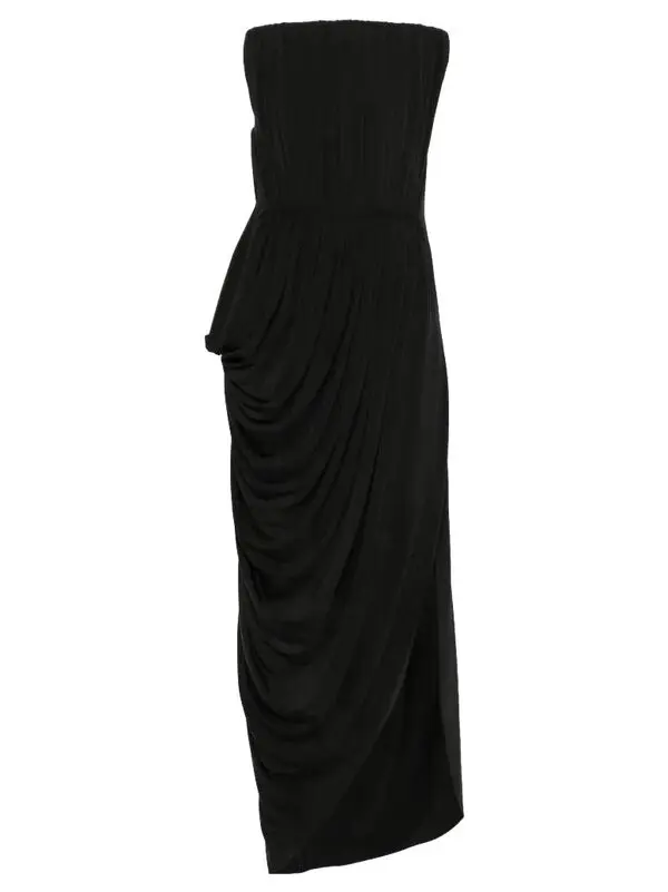 Stella McCartney Draped Asymmetric Dress - Black