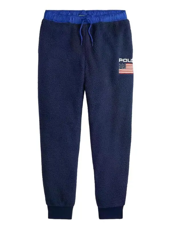 Polo Ralph Lauren Fleece Texture Track Pants - Blue