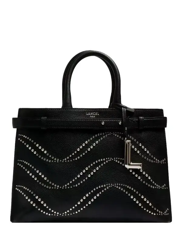 LANCEL Stud-embellished Shoulder Bag - Black
