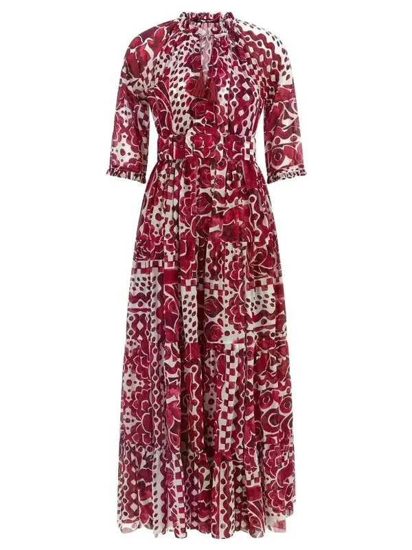 Samantha Sung Eden Maxi Dress - Red