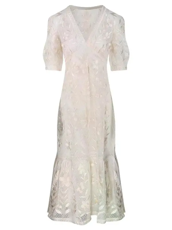 Antik Batik Carioca Maxi Dress - White