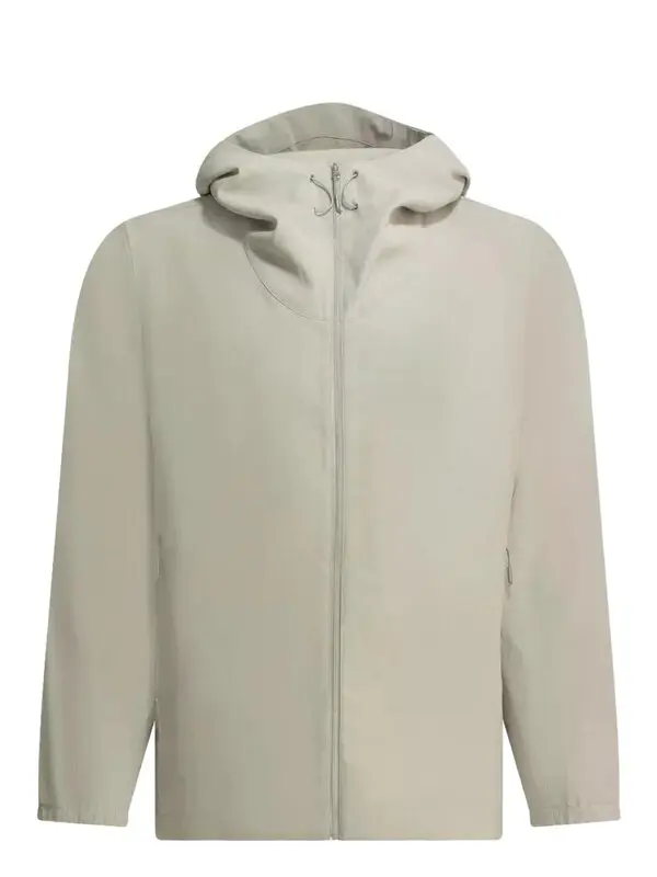 GOLDWIN Zip-up Drawstring Hood Jacket - Neutrals
