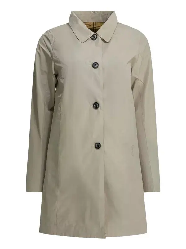Barbour Reversible Check-pattern Trench Coat - Neutrals