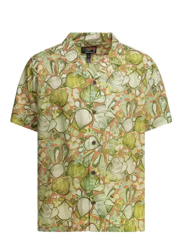 Patagonia Seashell-print Short-sleeve Shirt - Orange