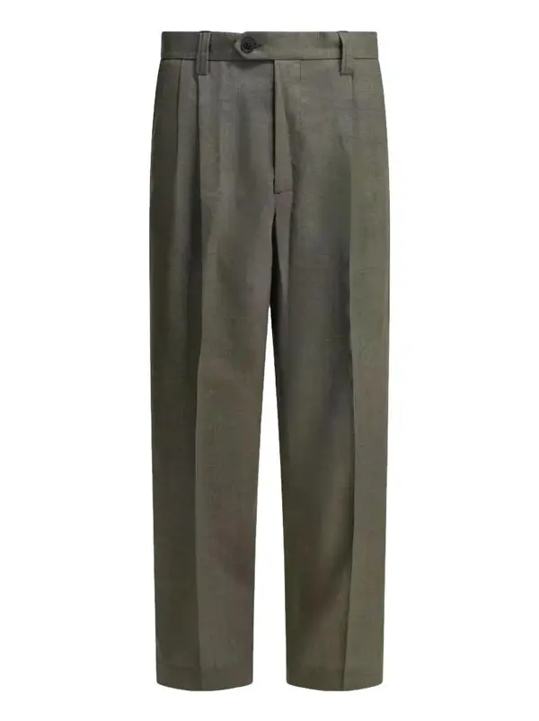 MFPEN Pleated Wool Trousers - Grey