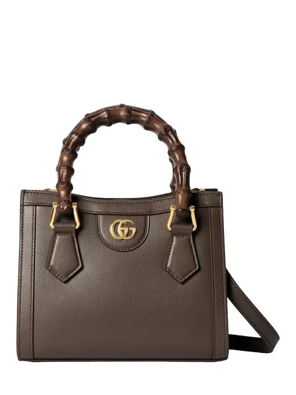Gucci Diana Small Tote Bag - Brown