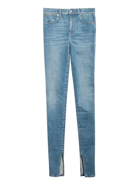 Gucci Cotton Stretch Denim Skinny Pants - Blue