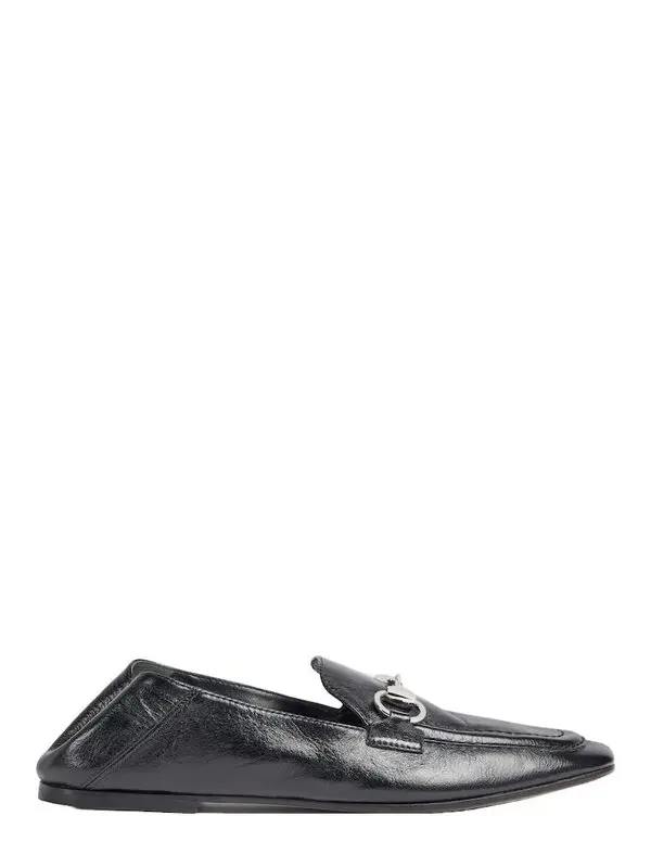 Gucci S Jordaan Soft Leather Loafer - Black
