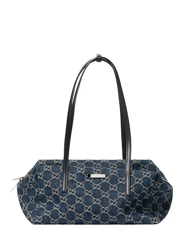 Gucci Medium Boston Bag Fabric - Blue