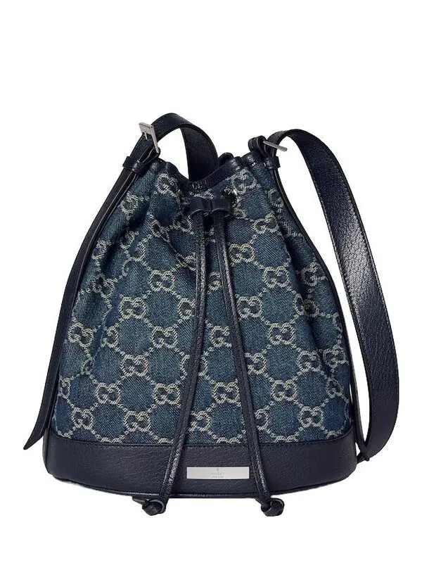 Gucci Venice Small Bucket Bag - Blue
