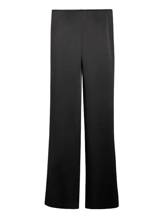 Gucci Crêpe Satin Pants - Black