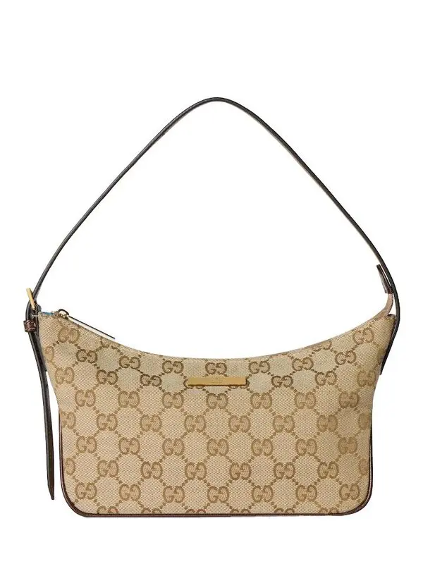 Gucci Lady Lunetta Small Shoulder Bag Gg Canvas - Beige