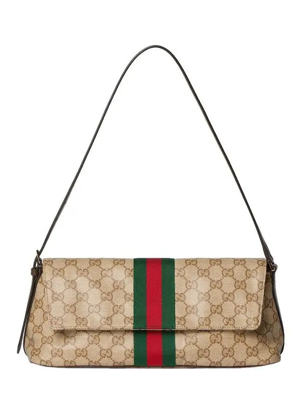 Gucci Madison Medium Shoulder Bag Gg Canvas - Beige