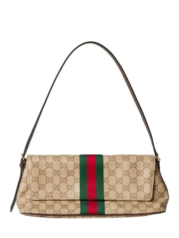 Gucci Madison Medium Shoulder Bag Gg Canvas - Beige