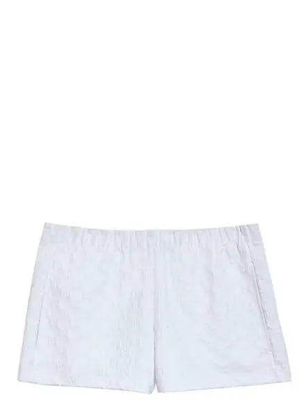 Gucci Gg Jersey Jacquard Shorts - White