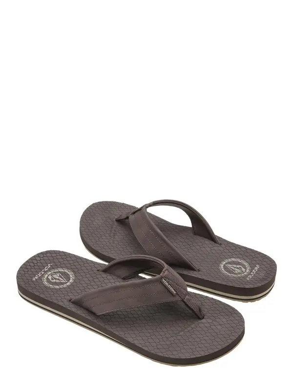 Volcom Flip Flops - Brown