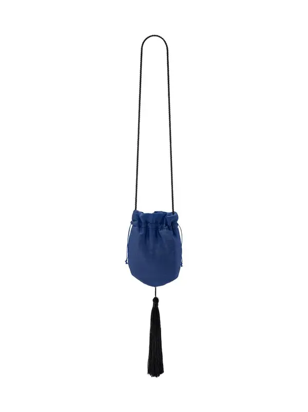 Le Sundial La Isla Étoile Shantung Pouch - Navy