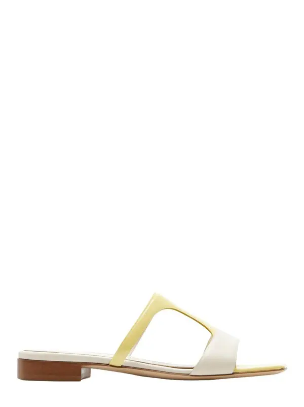 IZIE La Isla Harley Leather Sandals - Yellow