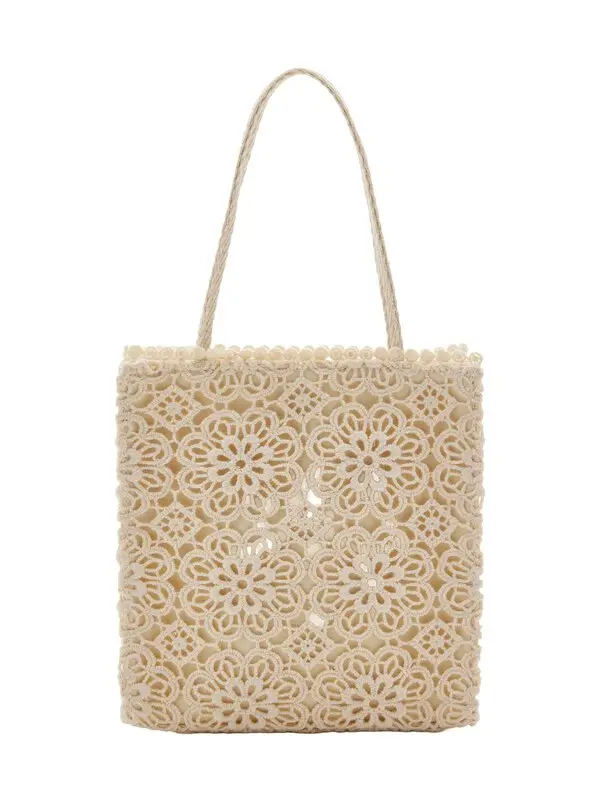 MARLIES GRACE Exclusive La Isla Milo Small Tote Bag - Ivory