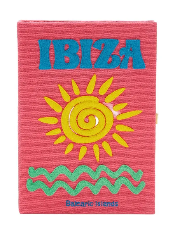 OLYMPIA LE-TAN La Isla Ibiza Book Clutch - Pink