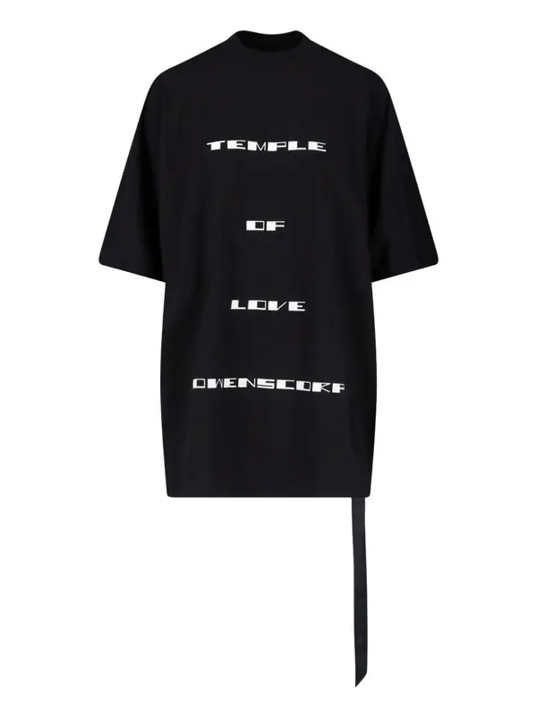 Rick Owens Jumbo Ss T-shirt - Black