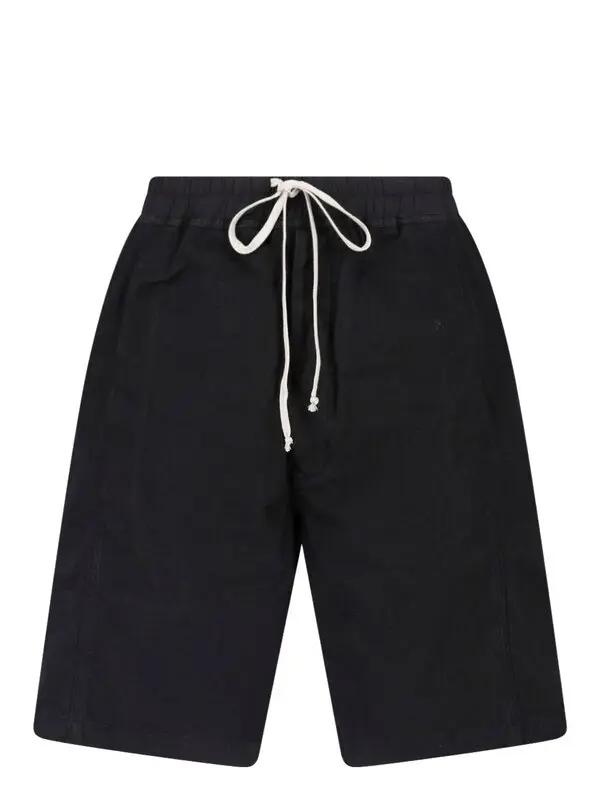 Rick Owens Button Shorts - Black